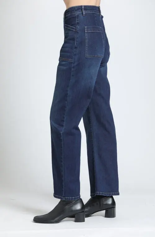 APNY Seamed High Waist Barrel Leg Jeans