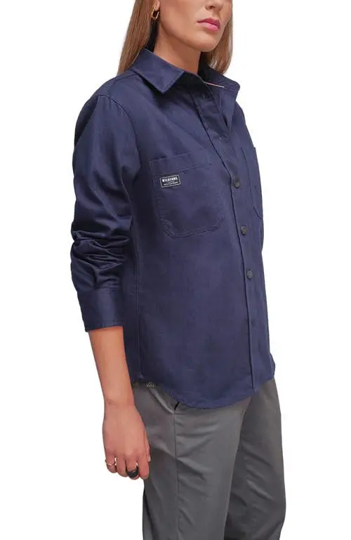 WILDFANG Essential Long Sleevde Button Up