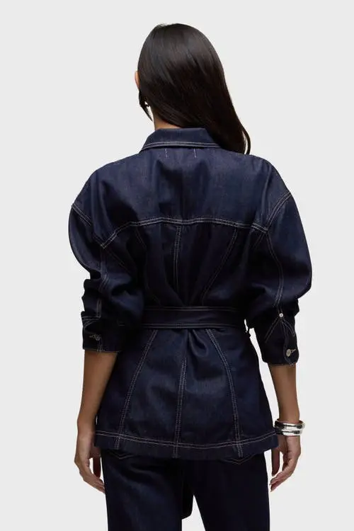Hudson Jeans Anya Belted Denim Jacket