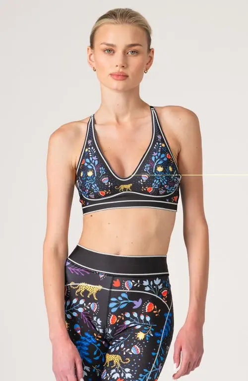 JESSIE ZHAO NEW YORK Amazon Rainforest Sports Bra