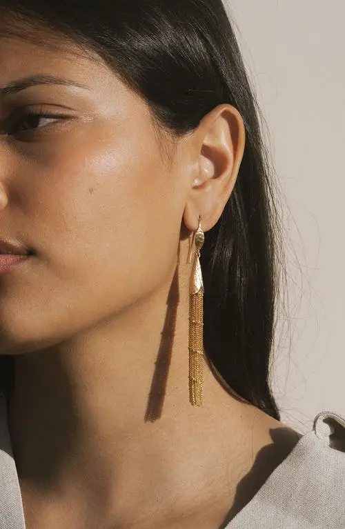 SATYA JEWELRY Paths In Motion Tassel Earrings