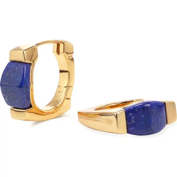 RETRO CHIC Ishtar Goddess Hoop Earrings - Gold