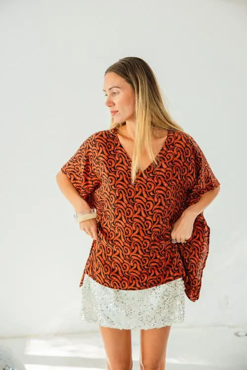 SUN CHILD Mini Caftan Angeles