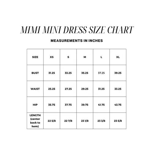 UNTAMED PETALS Mimi Mini Dress
