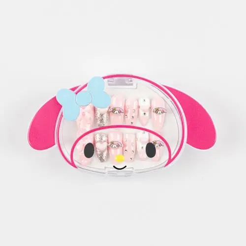 3H NAILS My Melody 3d Round Press-on Nails
