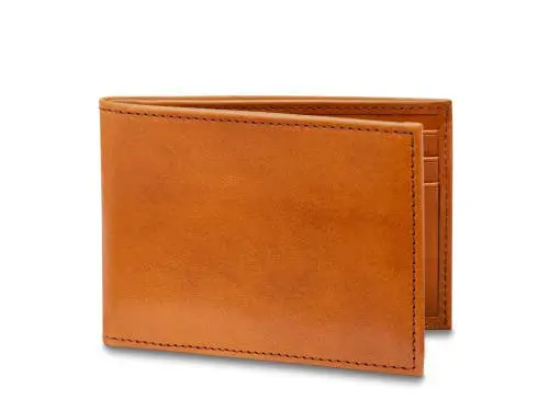 Bosca Old Leather Bifold Wallet - Saddle