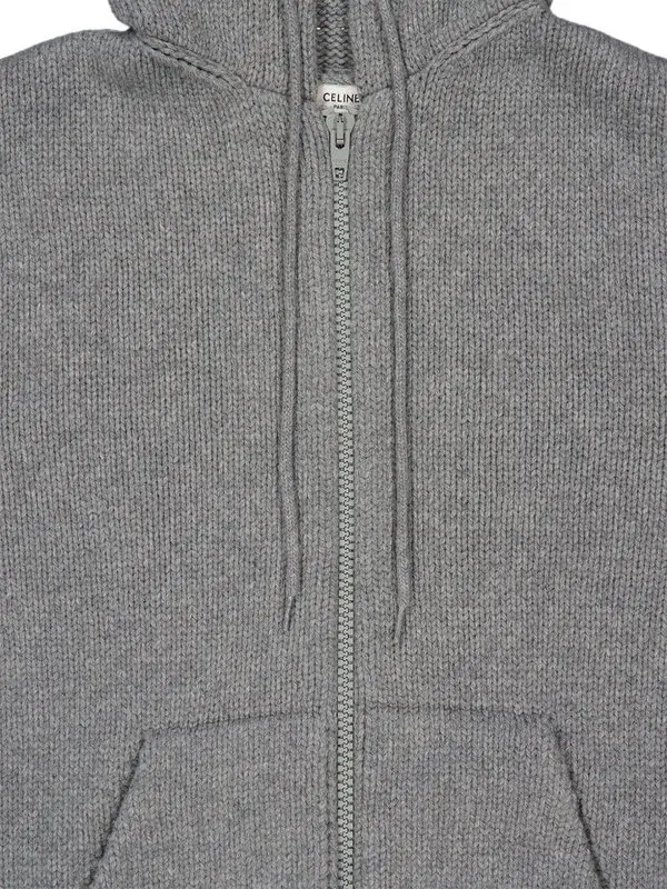 Celine Logo Wool Hoodie
