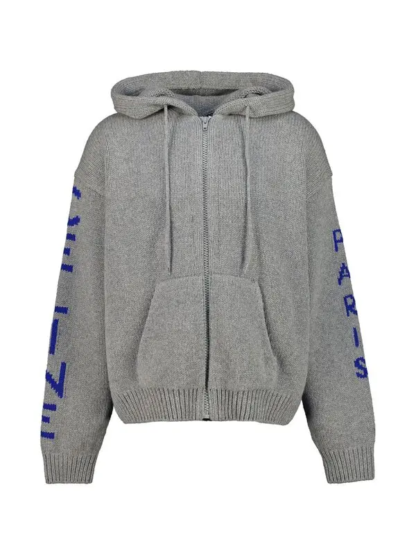Celine Logo Wool Hoodie - Multicolor