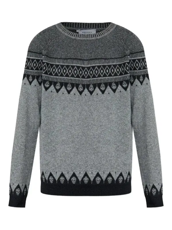 Alexander McQueen Sweater With Skulls