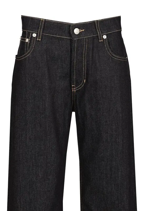 Alexander McQueen Wide Leg Jeans