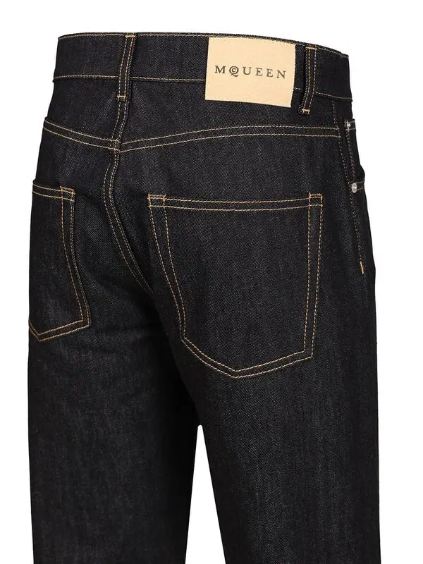 Alexander McQueen Wide Leg Jeans