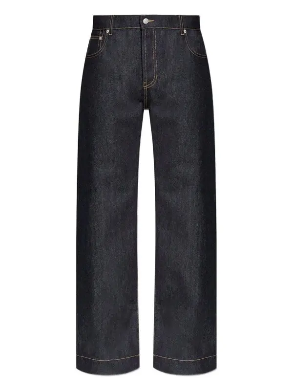 Alexander McQueen Wide Leg Jeans
