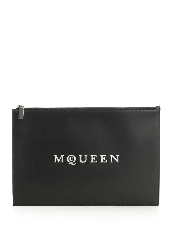 Alexander McQueen Leather Clutch