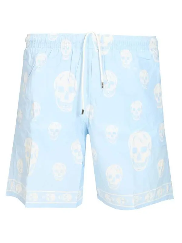 Alexander McQueen Swim Shorts With Skull Motif