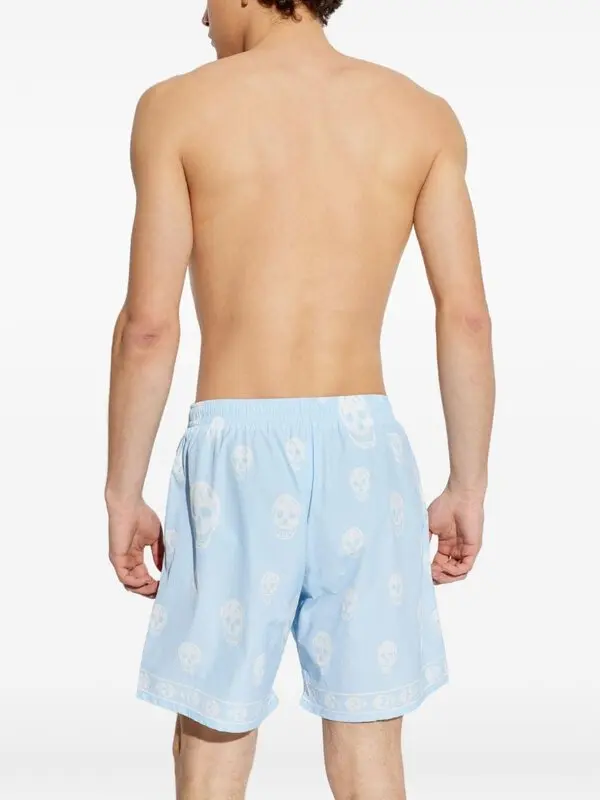 Alexander McQueen Swim Shorts With Skull Motif