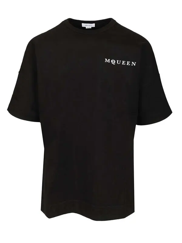 Alexander McQueen Oversized T-shir - Black