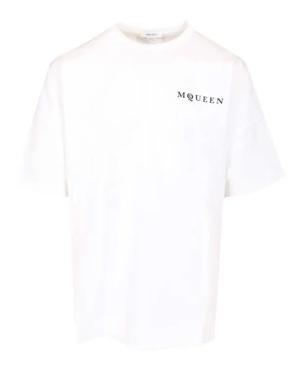 Alexander McQueen Oversized T-shir - White