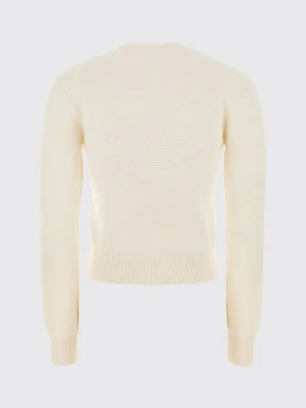 Loewe Long-sleeved Wool Crewneck Jumper With Contrast Logo
