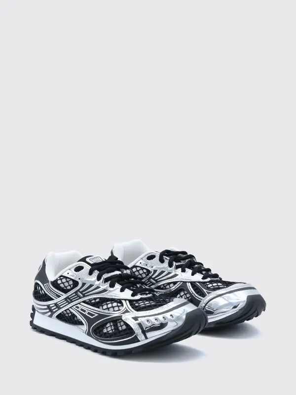 Bottega Veneta Orbit Technical Mesh Sneakers In A Bicolor Design
