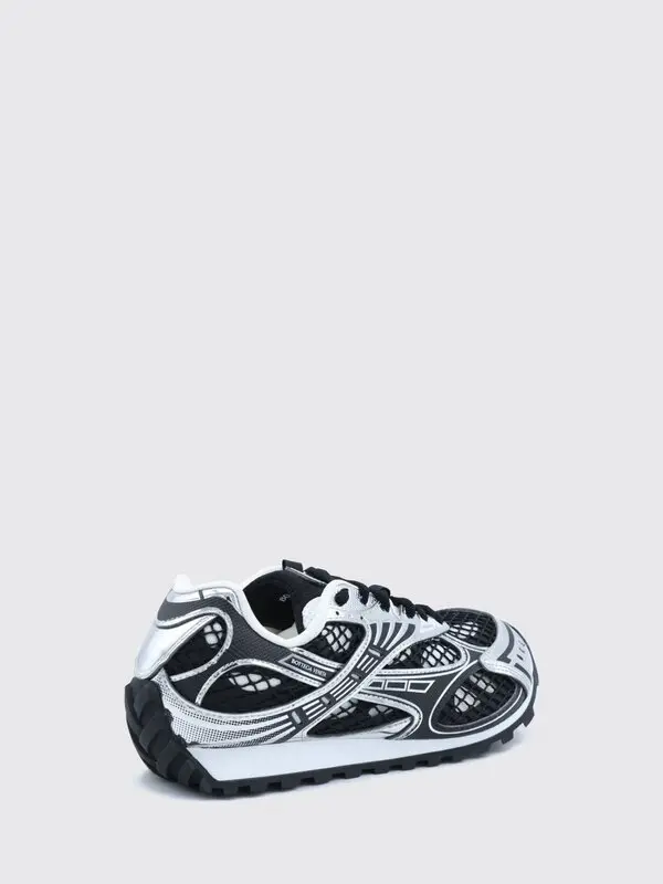 Bottega Veneta Orbit Technical Mesh Sneakers In A Bicolor Design