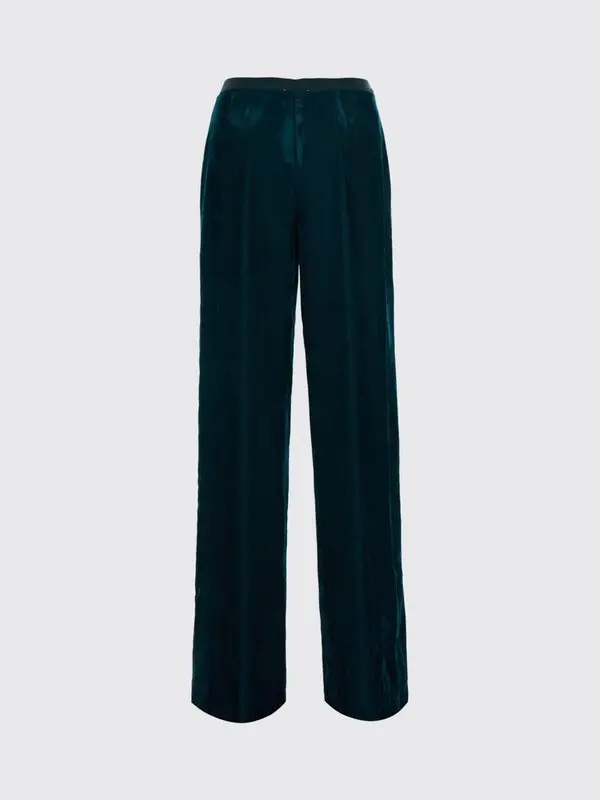 FORTE_FORTE Wide-leg Corduroy Velvet Trousers With Concealed Fastening