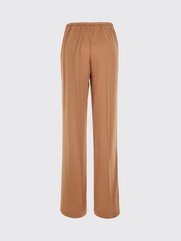 FORTE_FORTE High-waisted Palazzo Trousers In Viscose Blend With Pleats