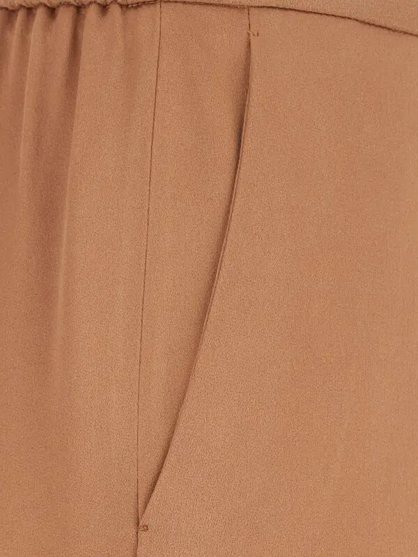 FORTE_FORTE High-waisted Palazzo Trousers In Viscose Blend With Pleats