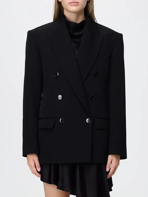 Isabel Marant Étoile Double-breasted Wool Blazer With Oversized Shoulders