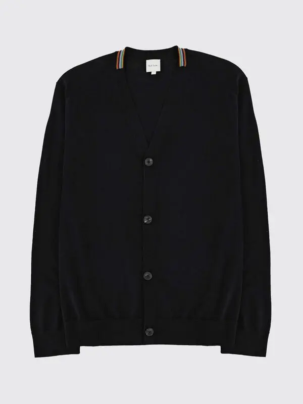 Paul Smith V-neck Pure Merino Wool Cardigan