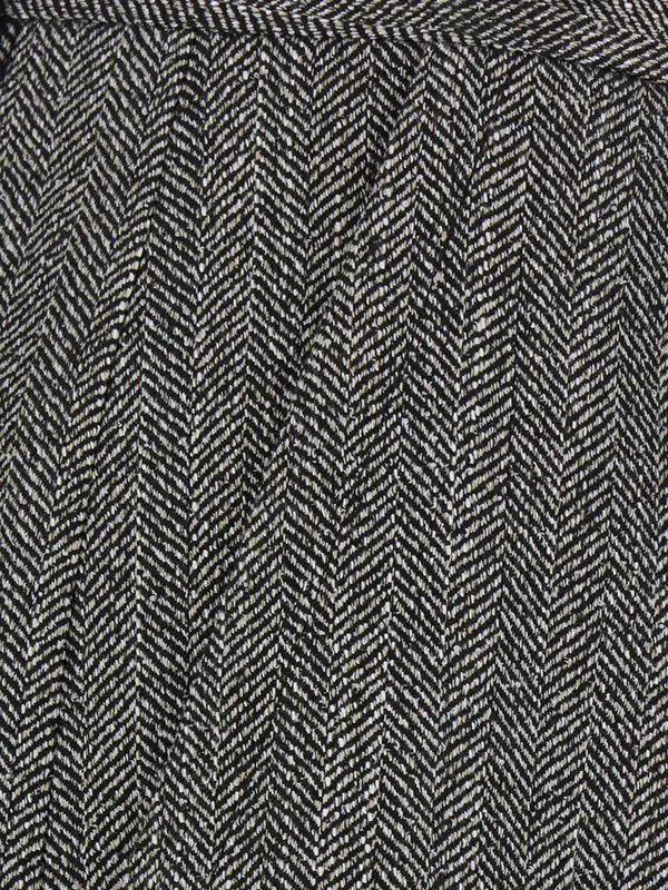 FORTE_FORTE Straight-leg Viscose-blend Trousers With Chevron Pattern And Pleats