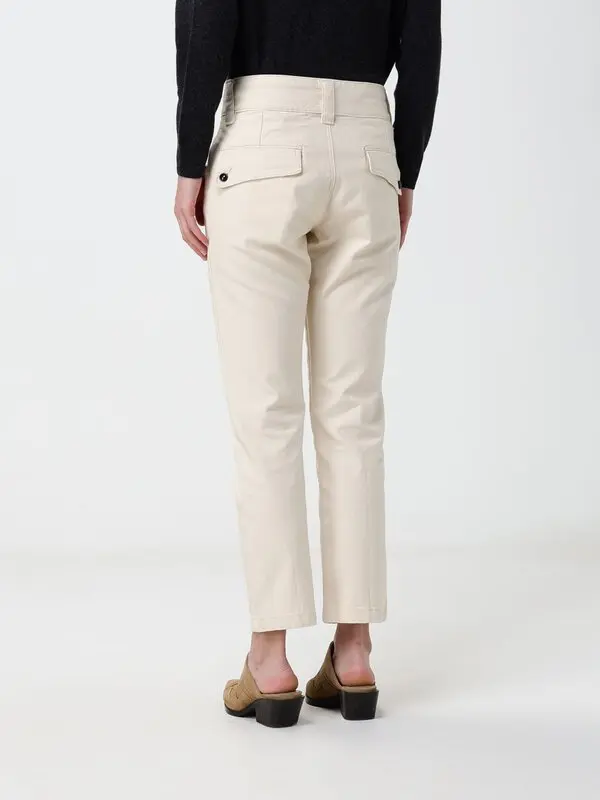 Isabel Marant Étoile Birdy Mid-rise Stretch-cotton Skinny Trousers - Beige
