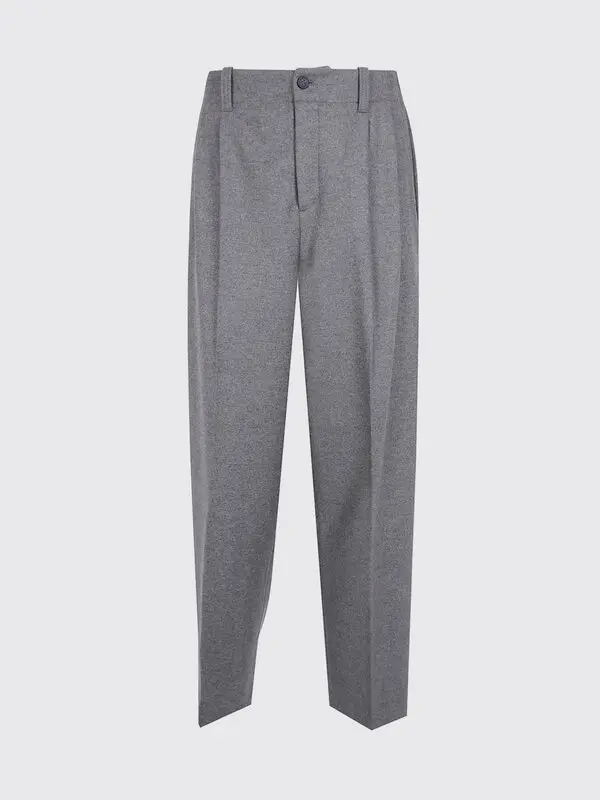 GOLDEN GOOSE Pleated Virgin Wool Tailored Trousers With A Mid-rise Waist