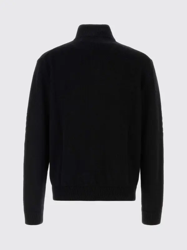 Givenchy Zip-up Turtleneck Cardigan In A Wool And Cashmere Blend