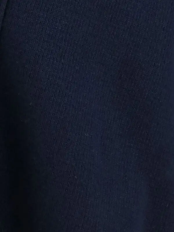 LANEUS V-neck Wool Cardigan With Button Closure