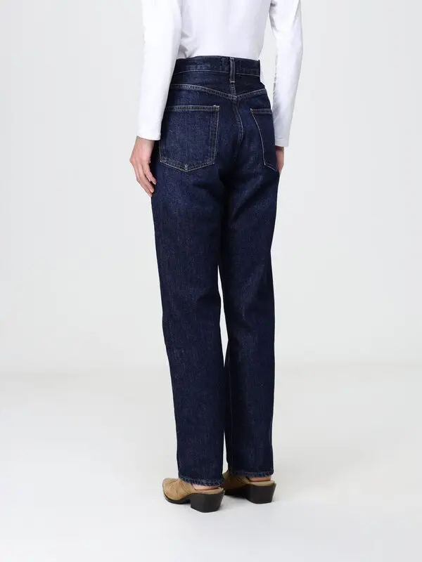 AGOLDE Lana High-waisted Straight Jeans In Cotton With Five Pockets