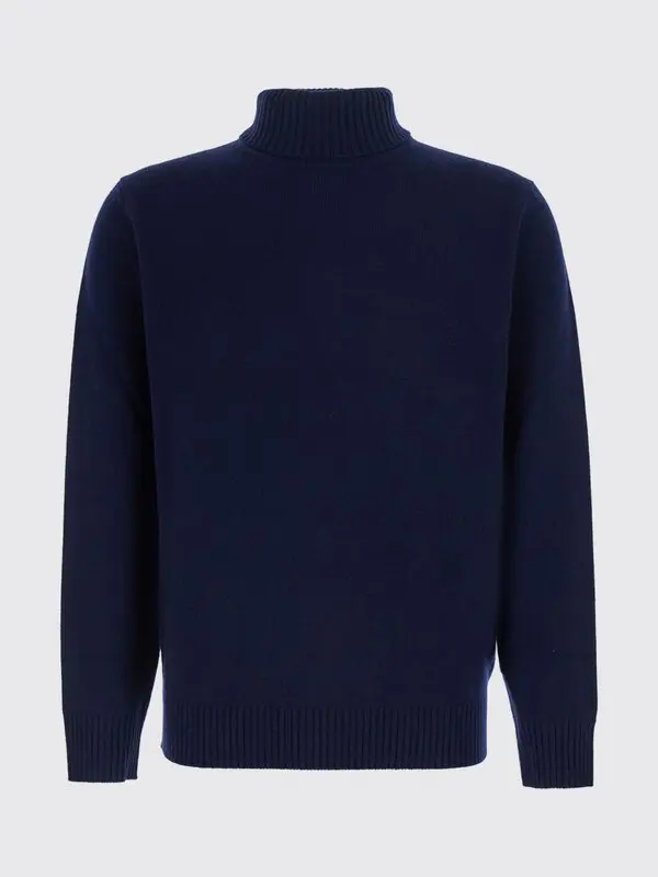 KANGRA Wool And Cashmere Blend Turtleneck Sweater - Blue