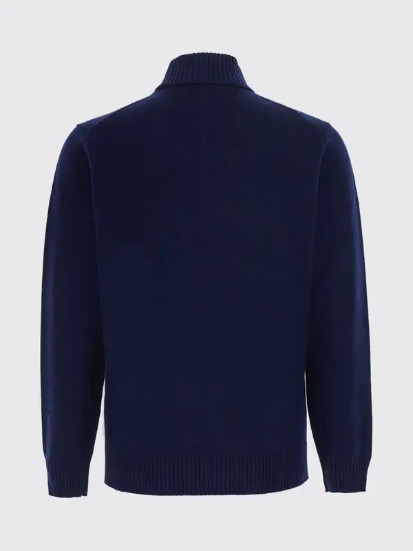 KANGRA Wool And Cashmere Blend Turtleneck Sweater - Blue