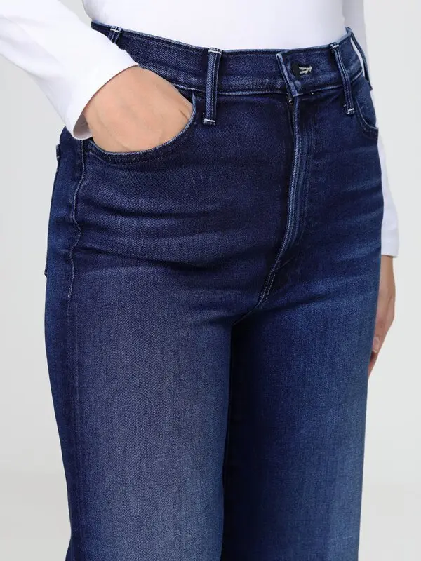 MOTHER The Hustler Roller High-waisted Wide Leg Jeans