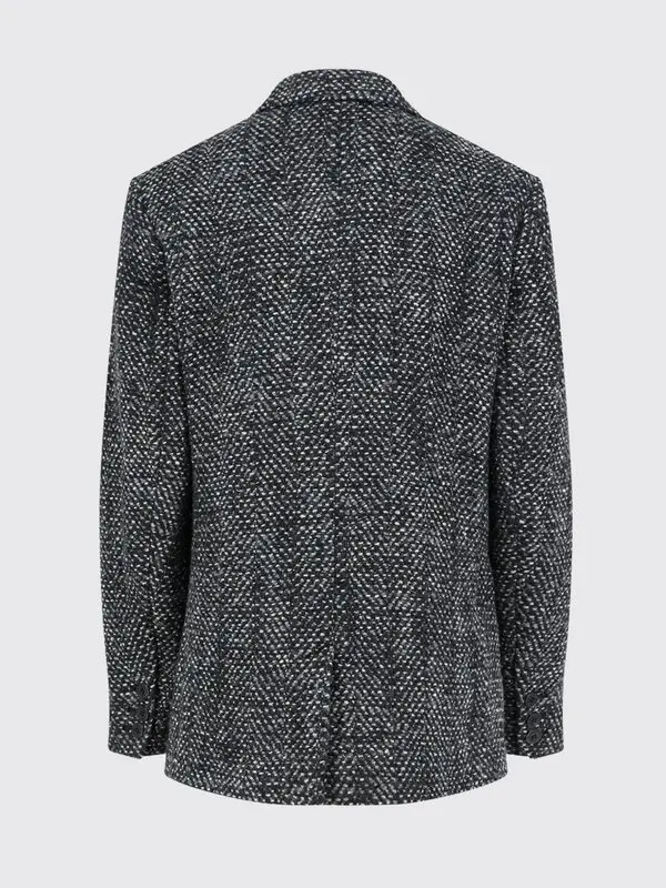 Isabel Marant Étoile Single-breasted Cotton Blazer With Bi Abstract Pattern - Charcoal