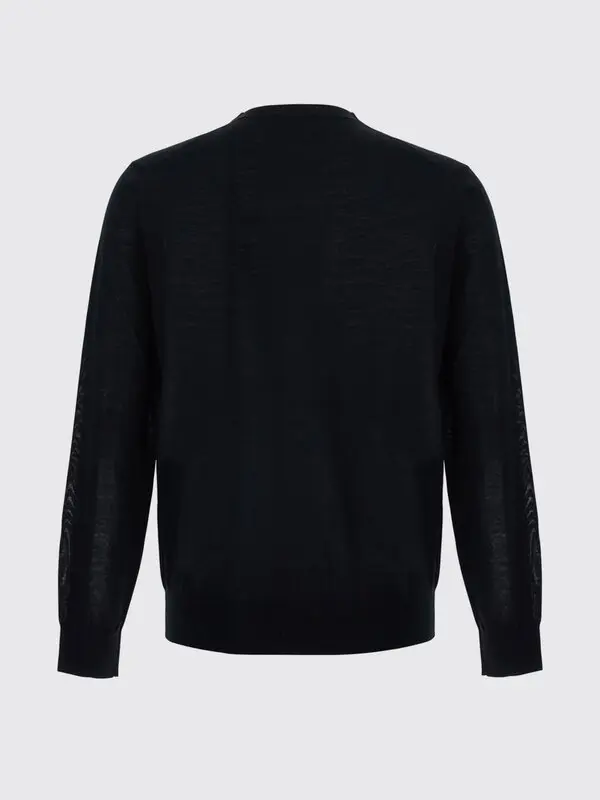 KANGRA Extrafine Merino Wool Long-sleeve Crewneck Jumper - Black