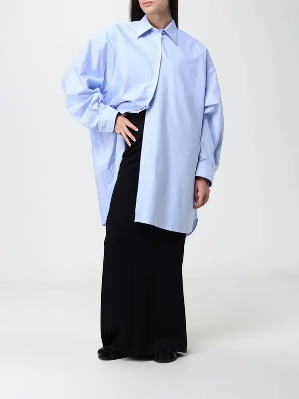 MAISON MARGIELA High-waisted Wide-leg Trousers In Wool