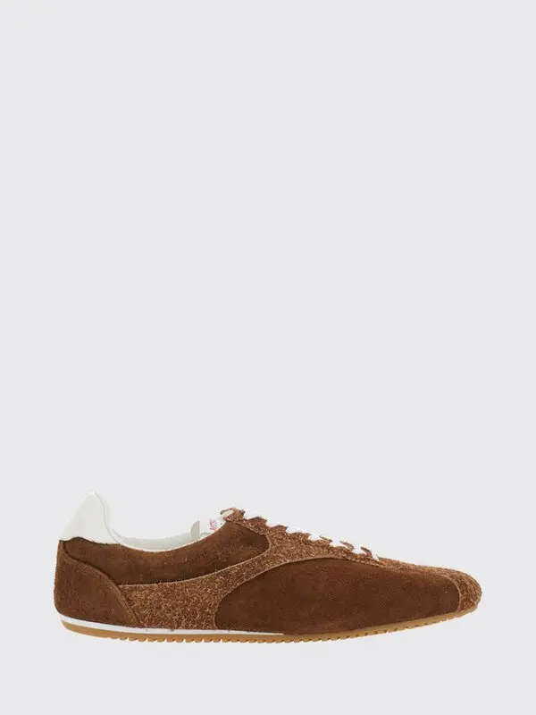 Bottega Veneta Shot Low-top Sneakers In Calfskin And Suede - Brown