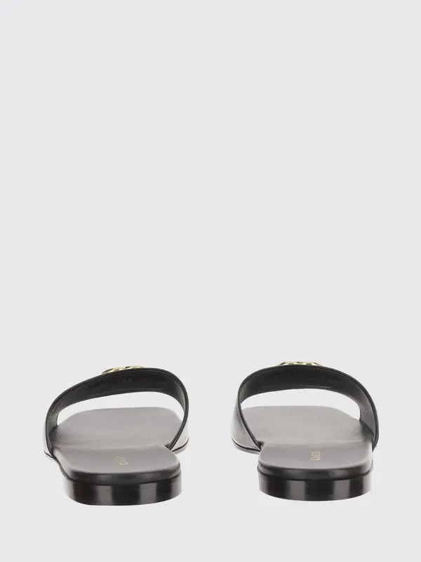 Gucci Gg Marmont Nappa Leather Low-heeled Monogram Mules
