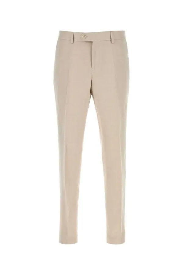 BOSS Sand Lyocell Blend Pant - Brown