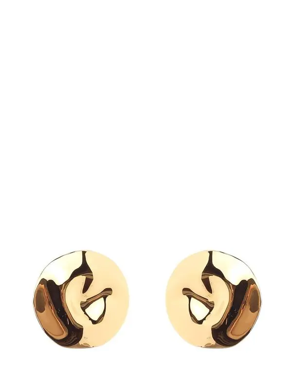Alexander McQueen Metallic Earrings - Gold