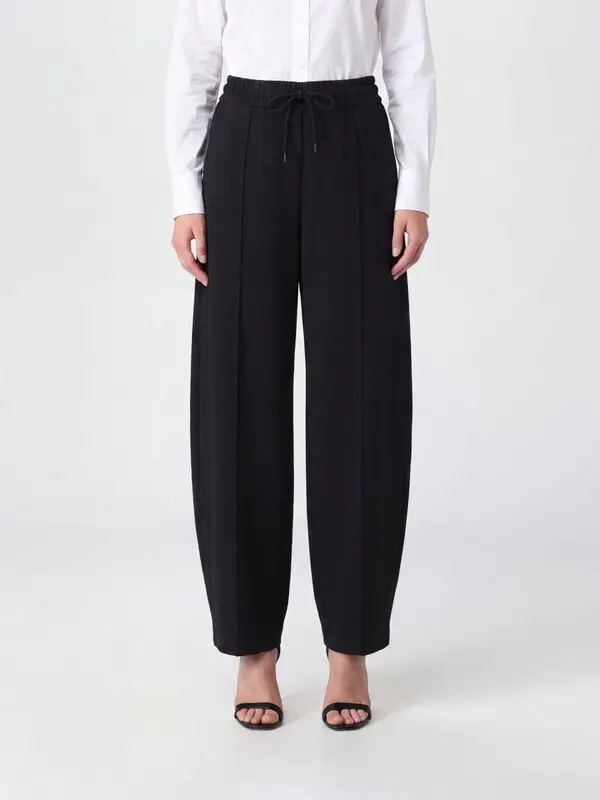 Max Mara Olmo Wide-leg High-waisted Technical Fabric Jogging Trousers