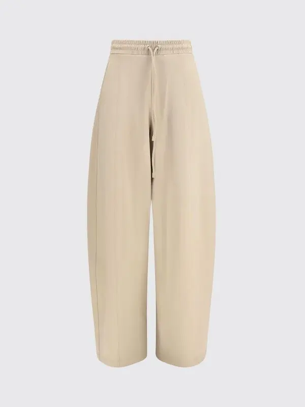 Max Mara Olmo Wide-leg High-waisted Technical Fabric Jogging Trousers - Gray