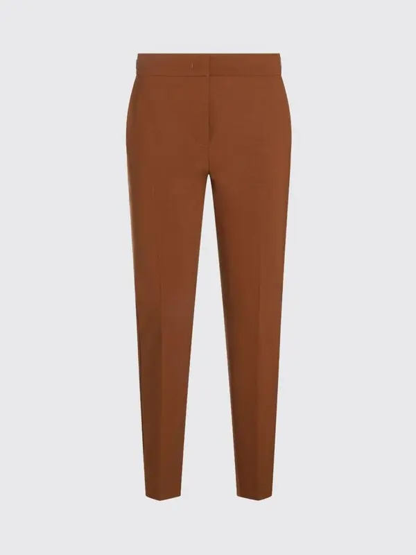 Max Mara Acino Mid-rise Slim Fit Skinny Wool Trousers - Brown