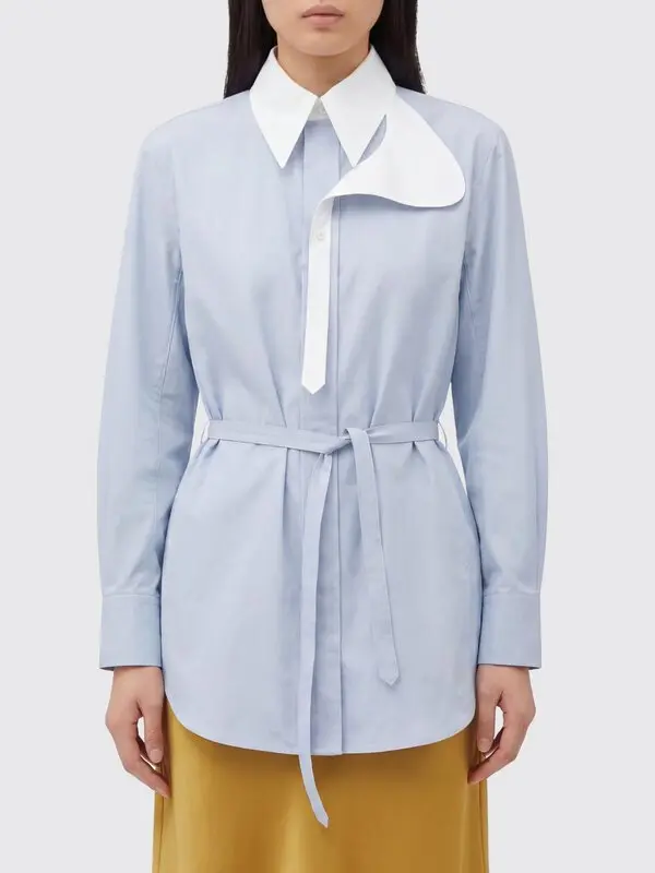 Bottega Veneta Poplin Shirt - Blue