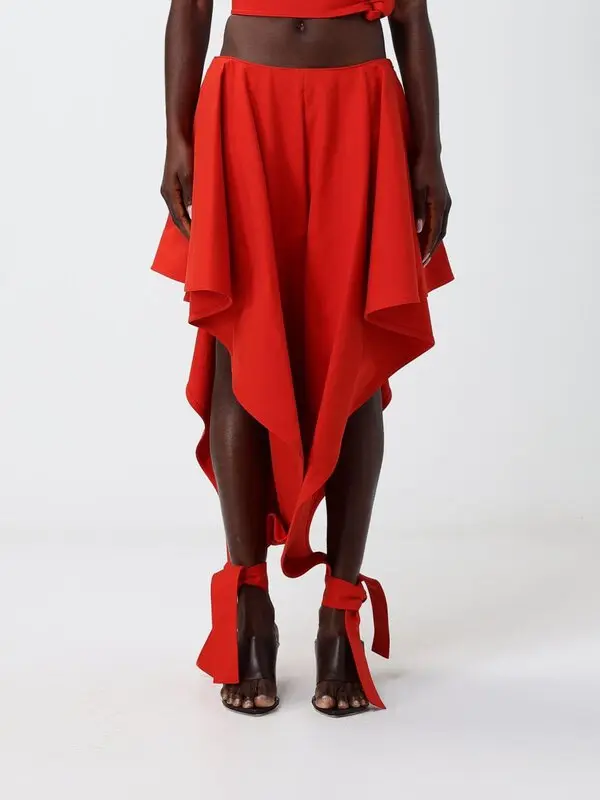 ALAIA Asymmetric Cotton Trousers